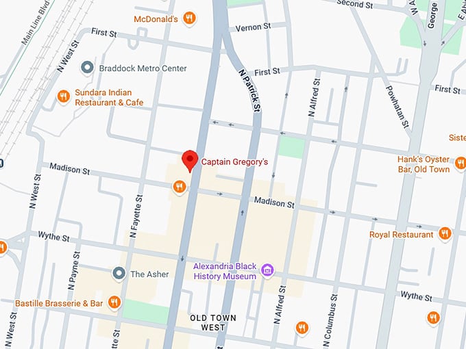 16. captain gregory's map