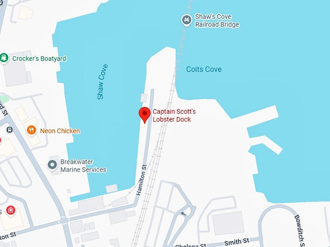 16. captain scott's lobster dock map