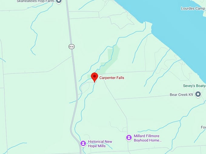 16. carpenter falls map