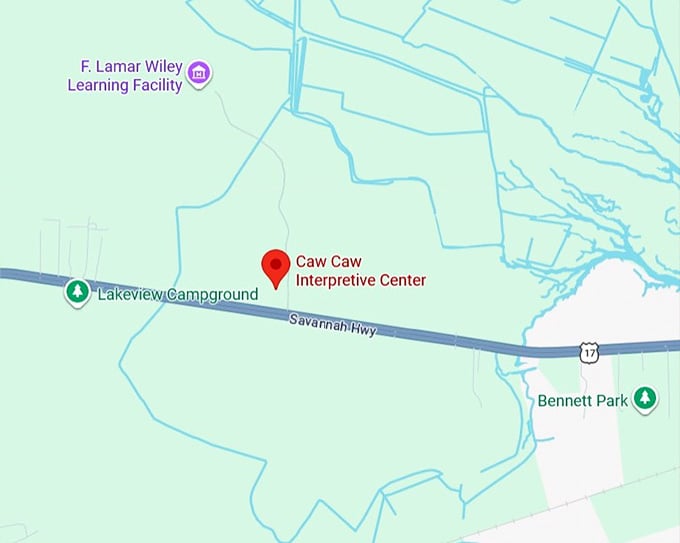 16. caw caw habitat loop map