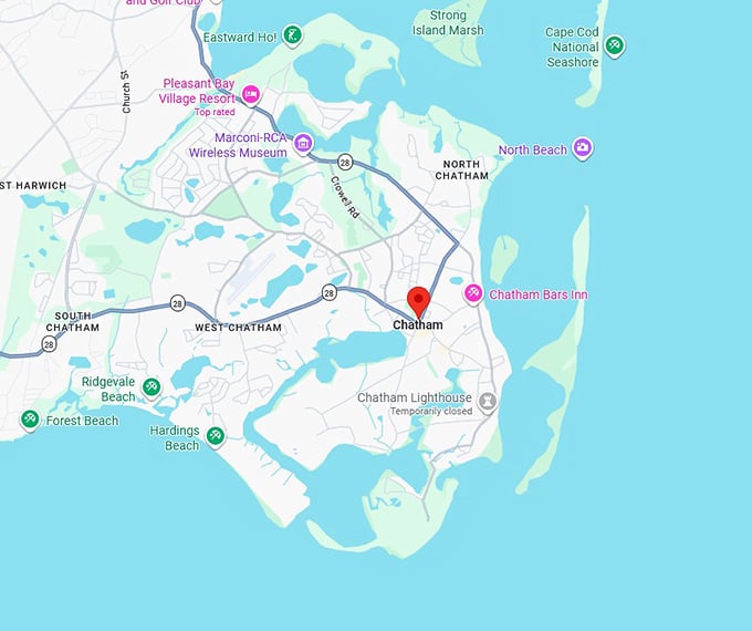 16. chatham, ma map
