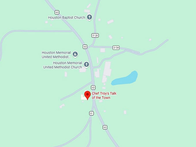 16. chef troy's talk of the town map