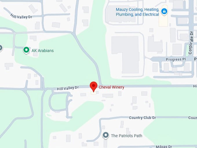 16. cheval winery's map