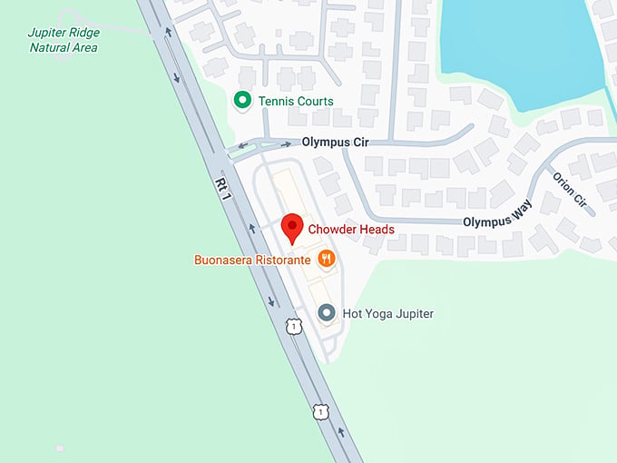 16. chowder heads map