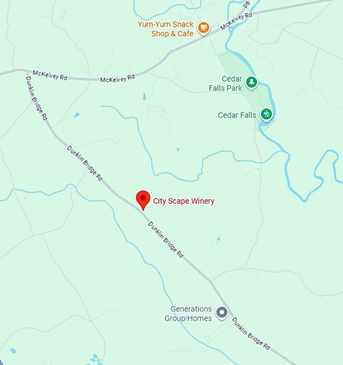 16. city scape winery map