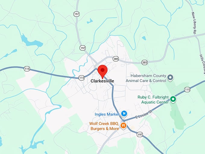 16. clarkesville ga map