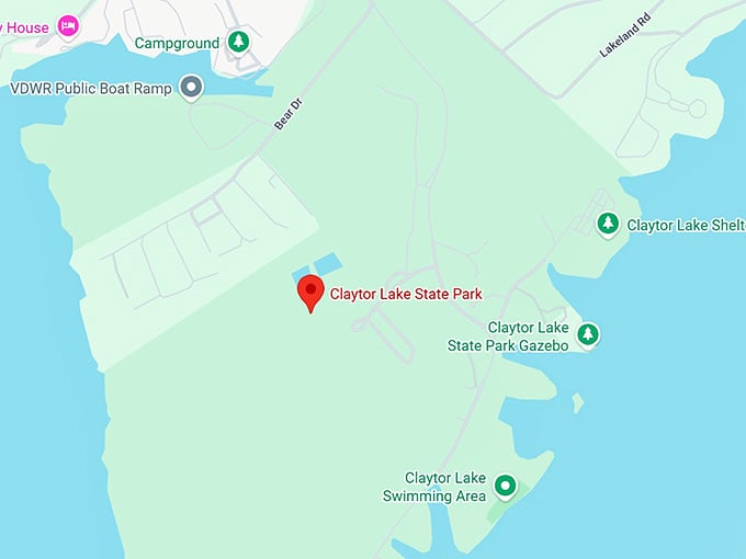 16. claytor lake state park map