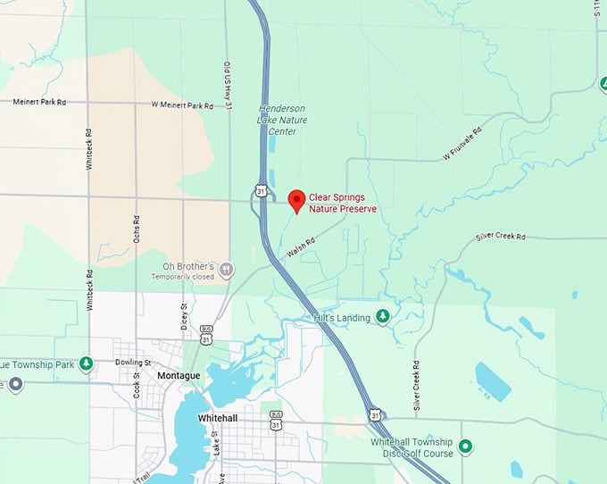 16. clear springs nature preserve map