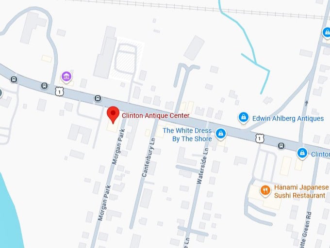 16. clinton antique center map