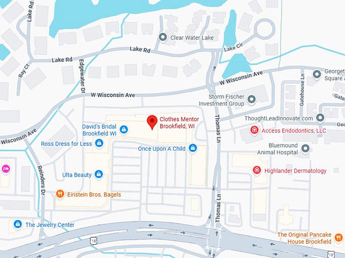 16. clothes mentor brookfield, wi map