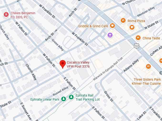 16. cocalico valley vfw post 3376 map