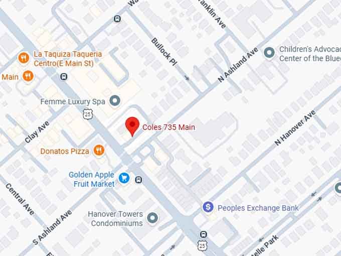 16. coles 735 main map