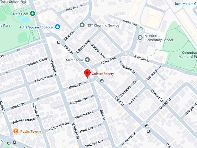 16. colette bakery map