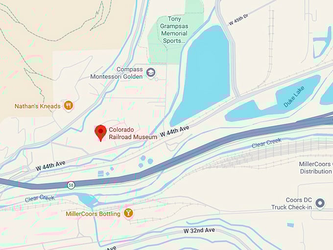 16. colorado railroad museum map