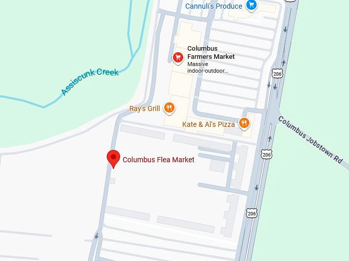 16. columbus flea market map