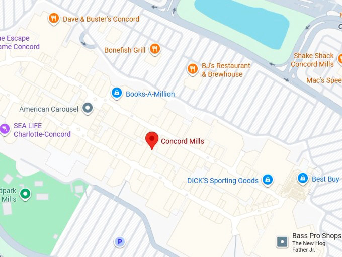 16. concord mills map