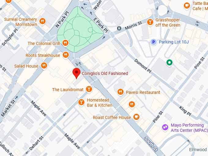 16. coniglio's old fashioned map