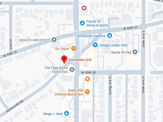 16. convention grill map