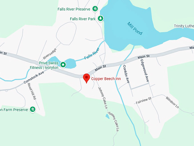 16. copper beech inn map