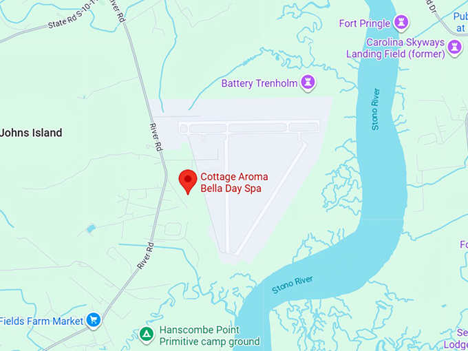 16. cottage aroma bella day spa map