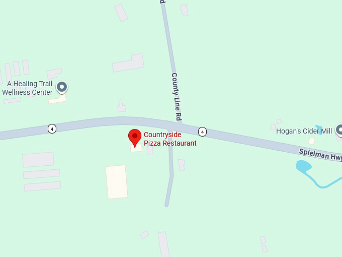 16. countryside pizza restaurant map