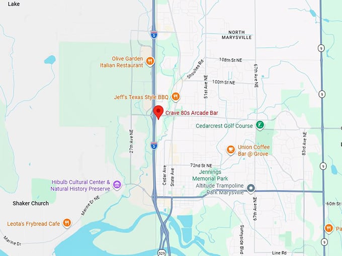 16. crave 80s arcade bar map