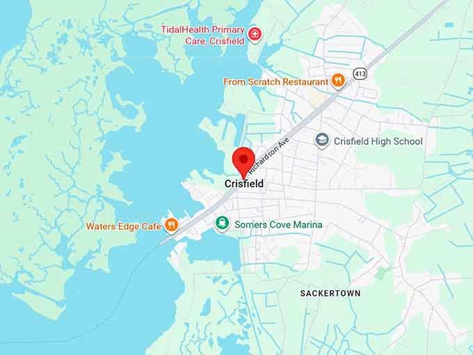 16. crisfield md map