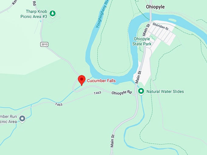 16. cucumber falls map