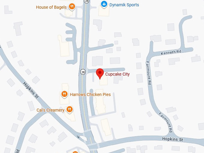 16. cupcake city's map