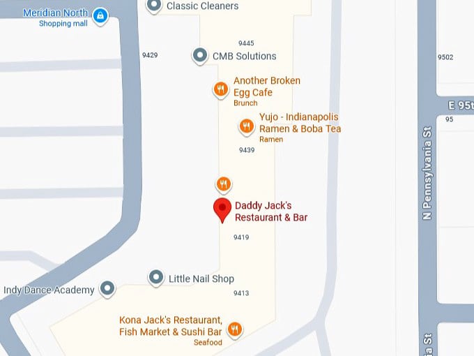 16. daddy jack's restaurant & bar's map