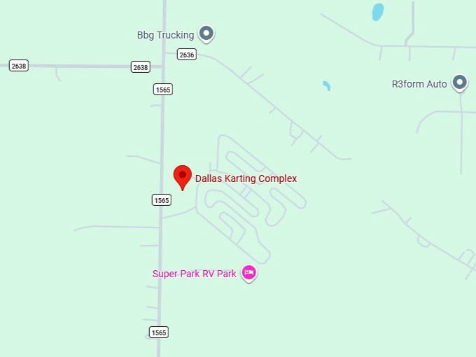 16. dallas karting complex map
