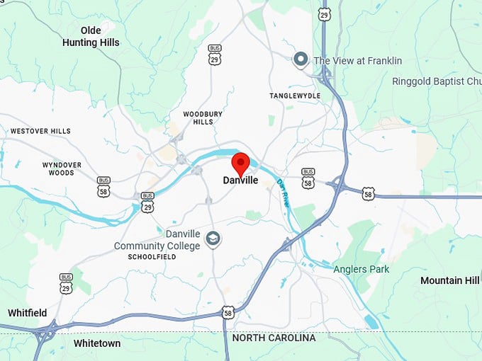 16. danville va map