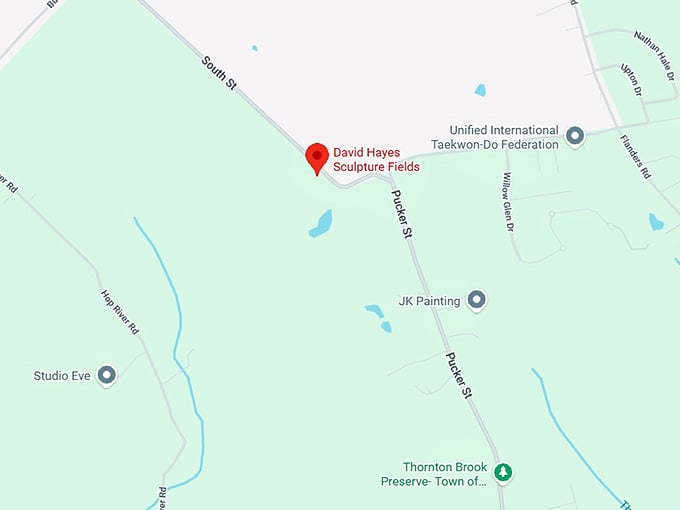 16. david hayes sculpture fields map