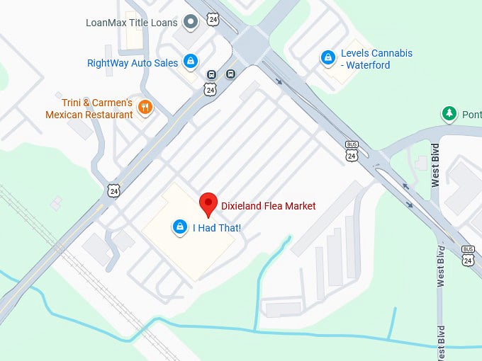 16. dixieland flea market map