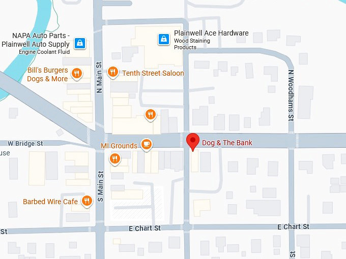 16. dog & the bank's map
