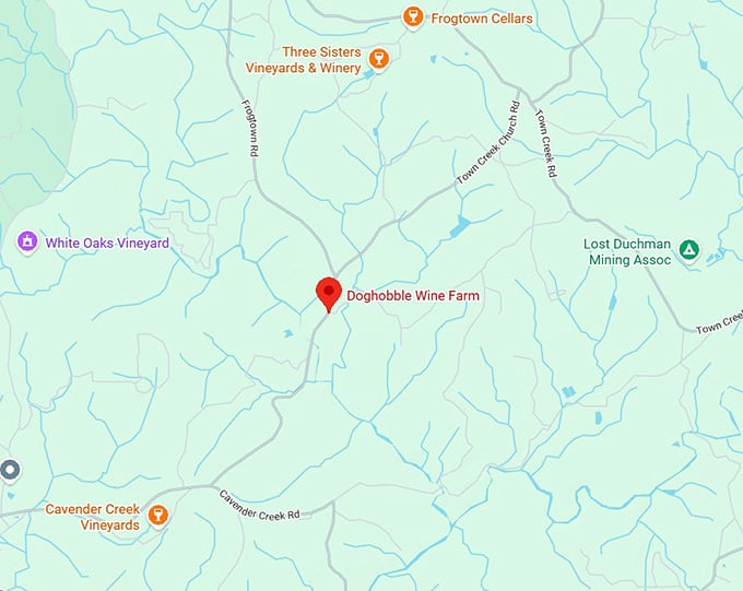 16. doghobble wine farm map