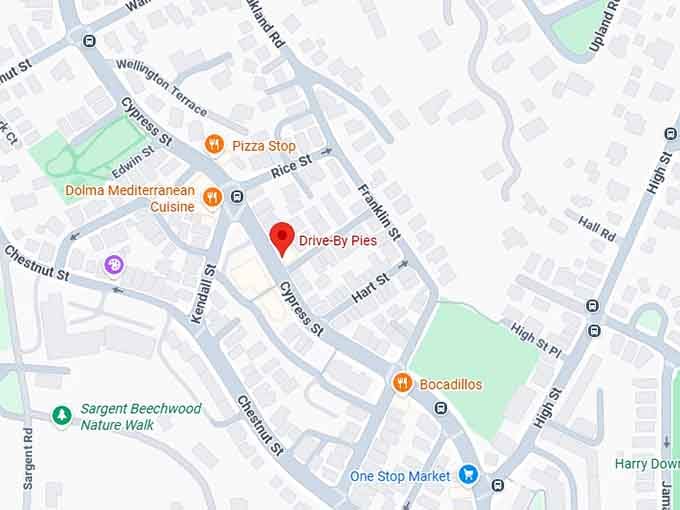 16. drive by pies map