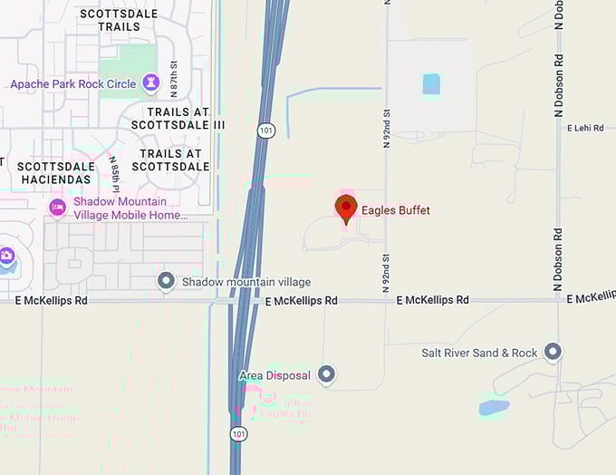 16. eagles buffet map