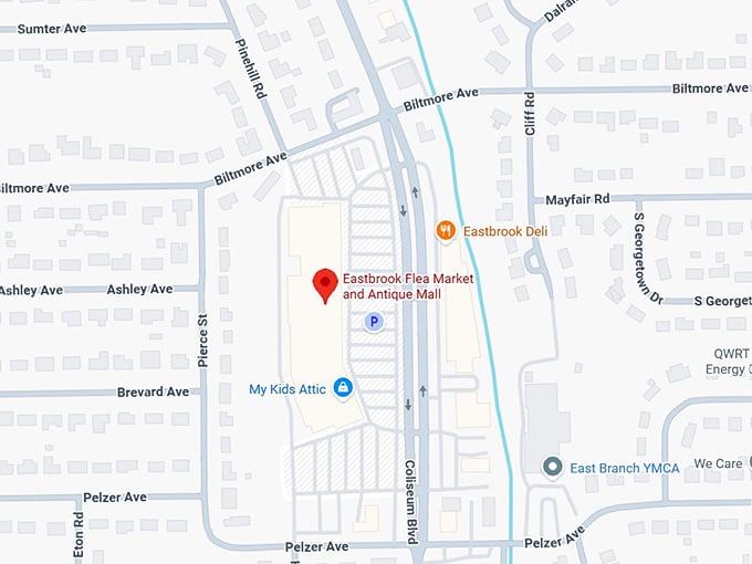 16. eastbrook flea market and antique mall map