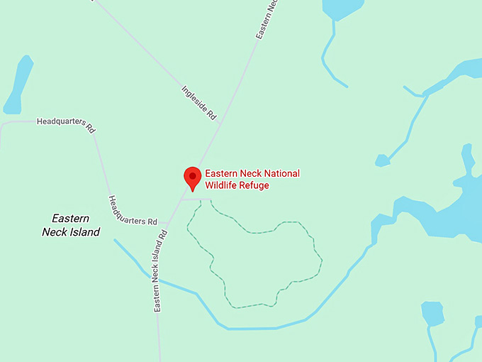 16. eastern neck national wildlife refuge map