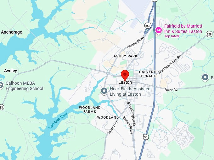 16. easton md map
