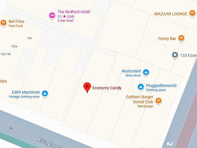 16. economy candy's map