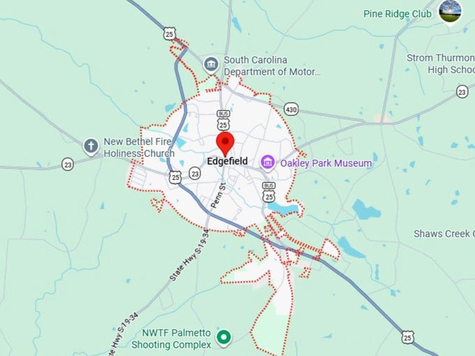 16. edgefield map