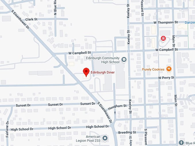 16. edinburgh diner map