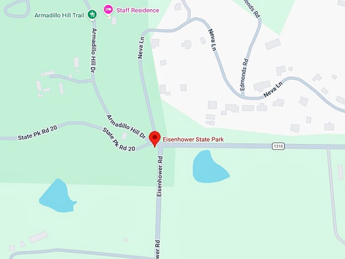 16. eisenhower state park map