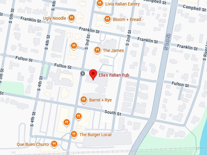 16. ella's italian pub map