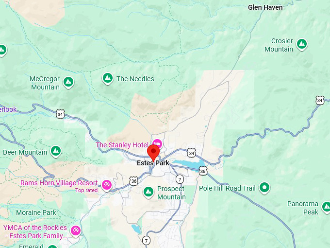 16. estes park co map