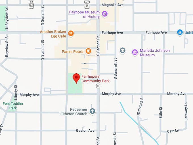 16. fairhopers community park map