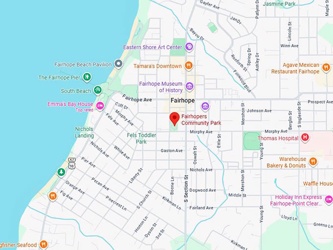 16. fairhopers community park map