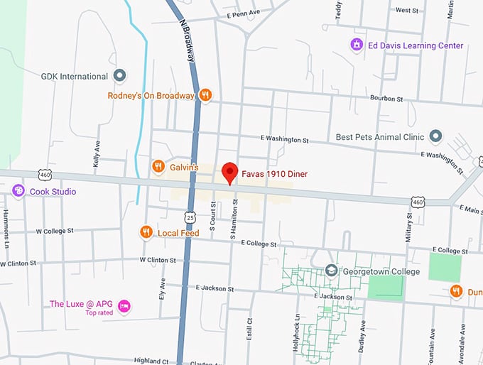 16. favas 1910 diner map